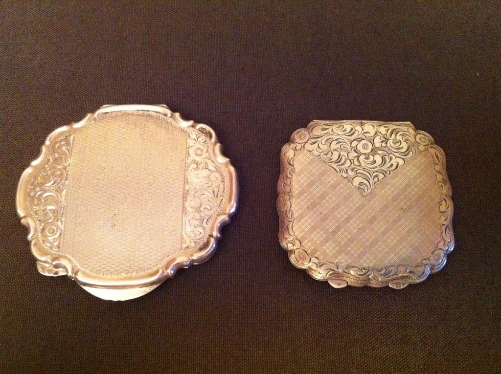 Czech Antique Silver Compact – Maria Bristoll