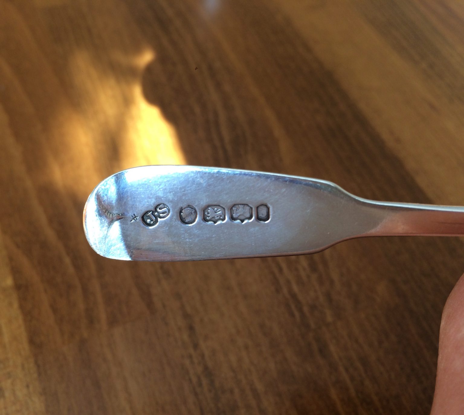 Exeter silver spoon year 1845 – Maria Bristoll