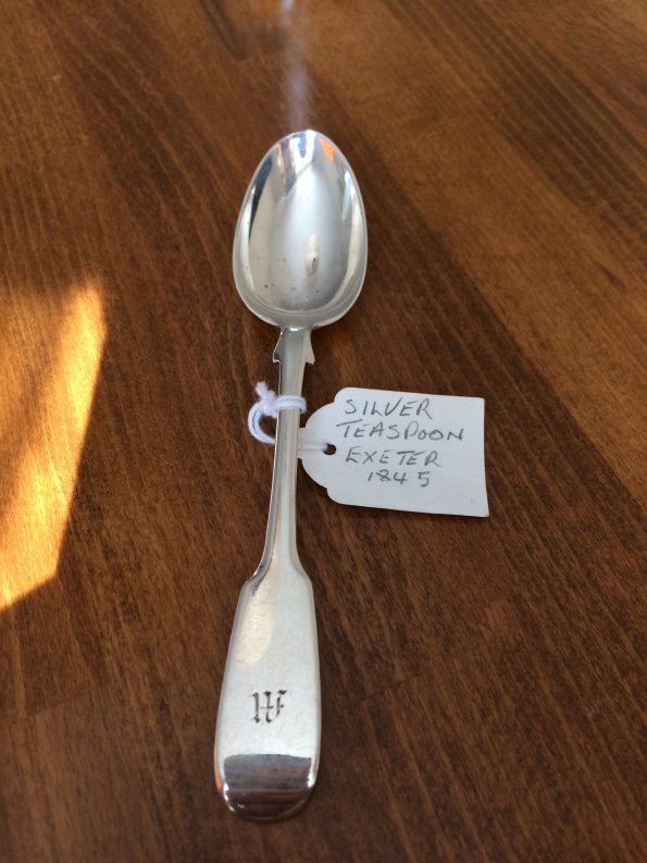 Exeter silver spoon year 1845 – Maria Bristoll